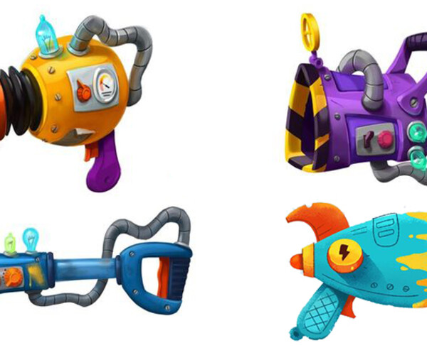 ArtStation - alien gun collection | Game Assets