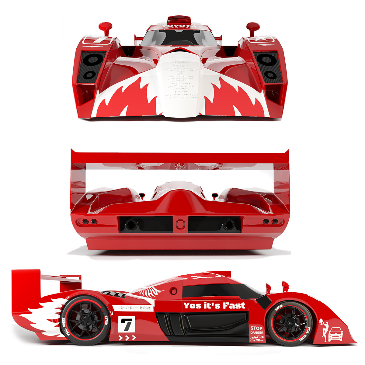 ArtStation - Race Car | Game Assets