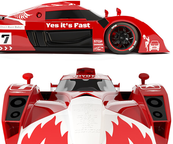 ArtStation - Race Car | Game Assets