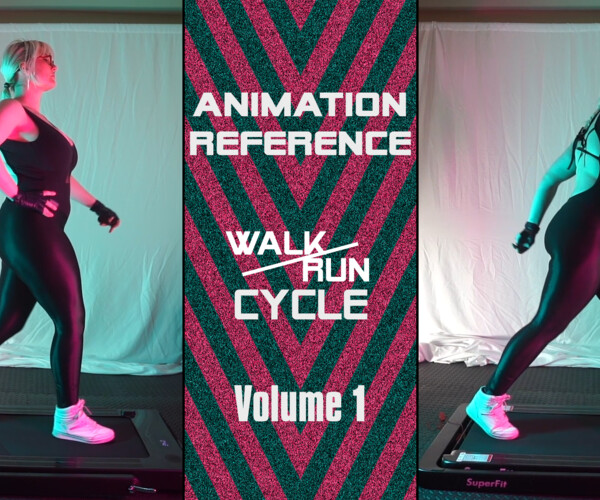 ArtStation - [Animation Reference Pack] - Walking & Run Cycle - Vol. 1 ...