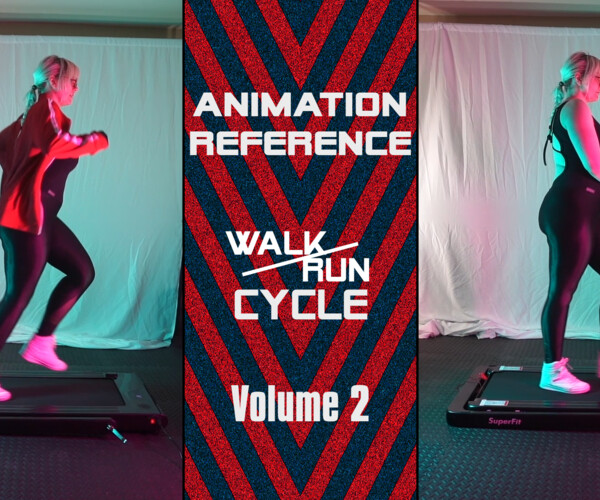 ArtStation - [Animation Reference Pack] - Walking & Run Cycle - Fabric ...