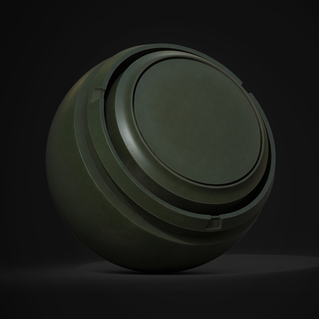 ArtStation - 12 Military Weapons Materials | Game Assets