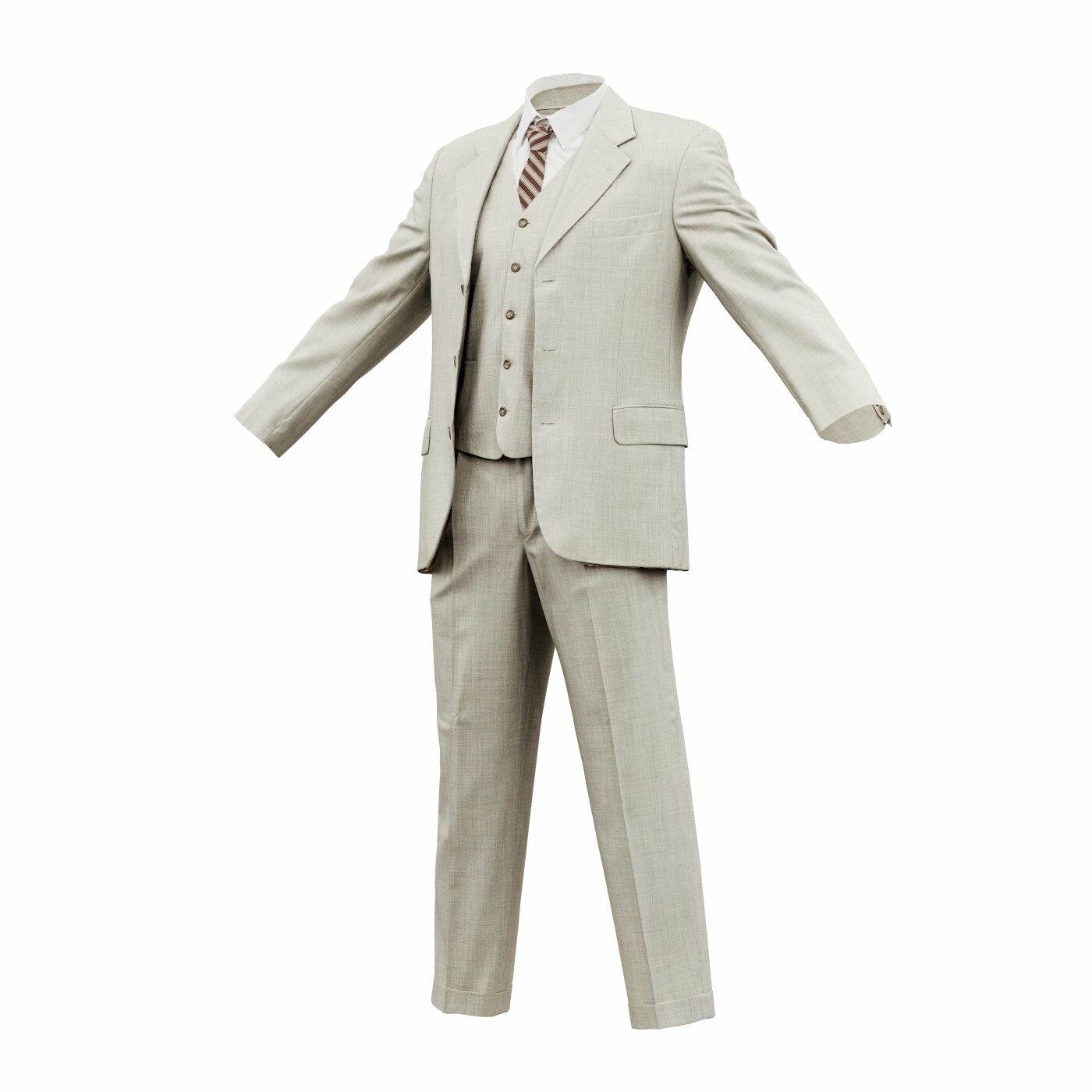 ArtStation - Suit B Full Open | Game Assets