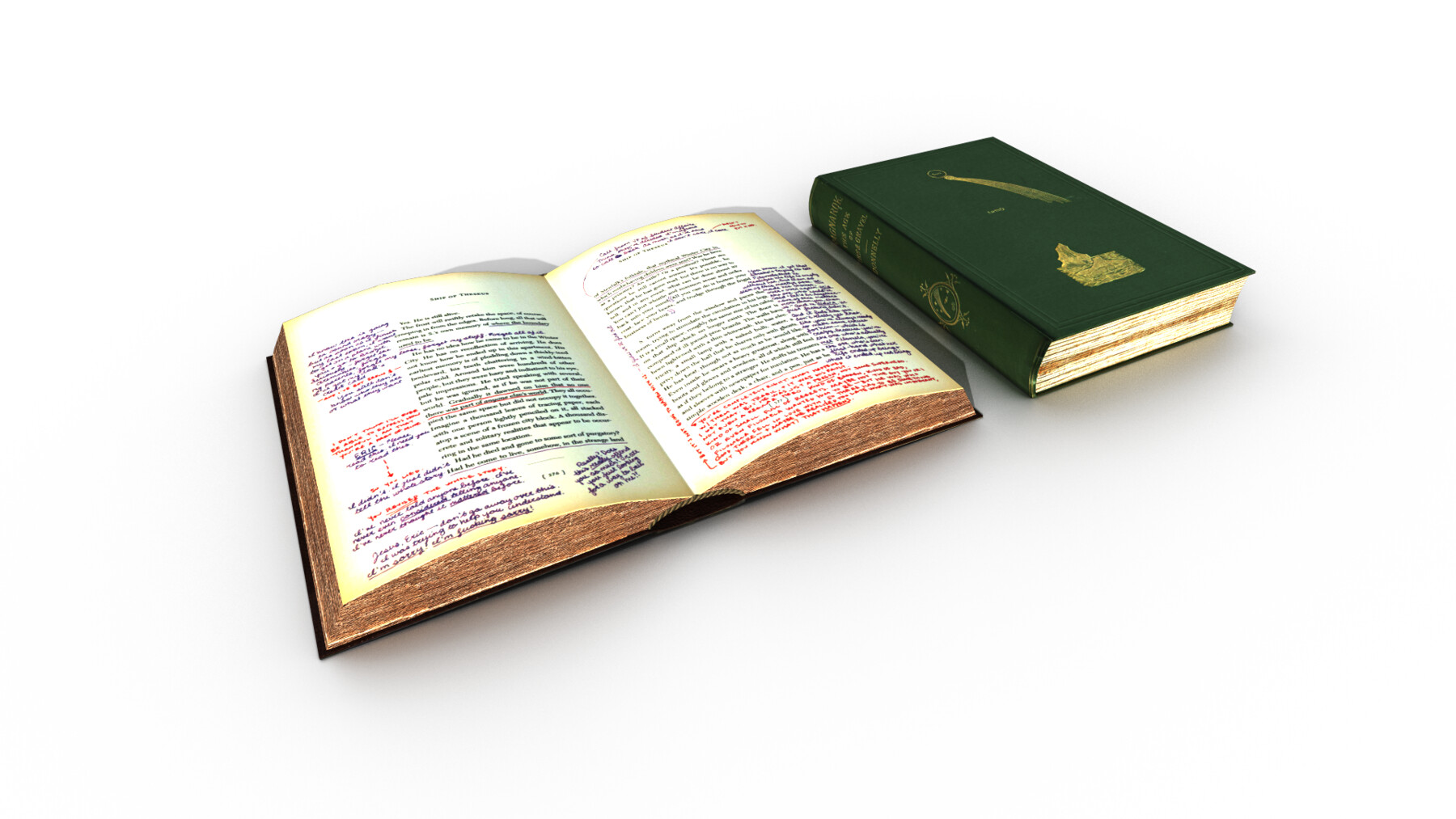 ArtStation - Old historical books PBR low-poly 3D model | Resources