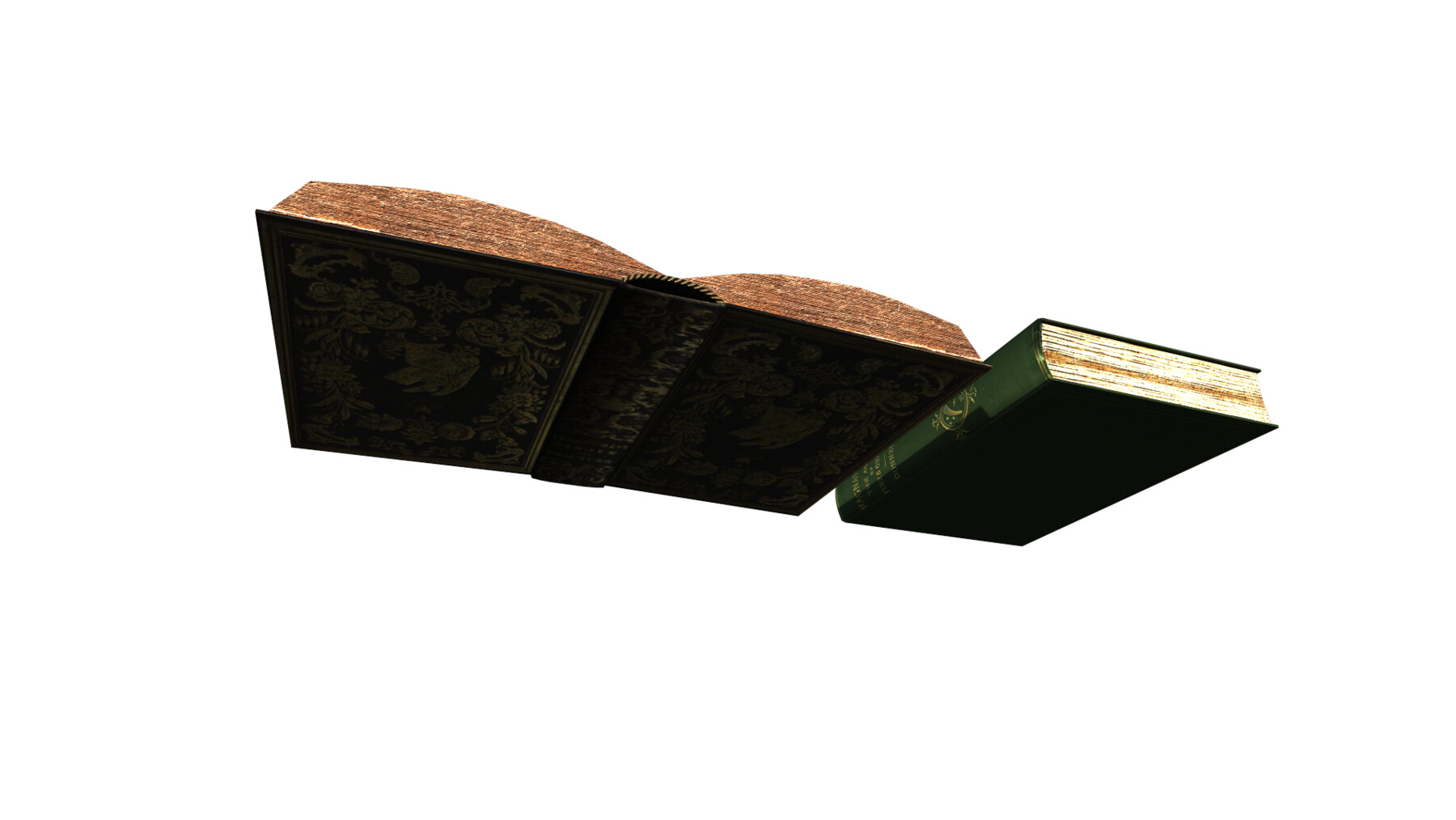 ArtStation - Old historical books PBR low-poly 3D model | Resources