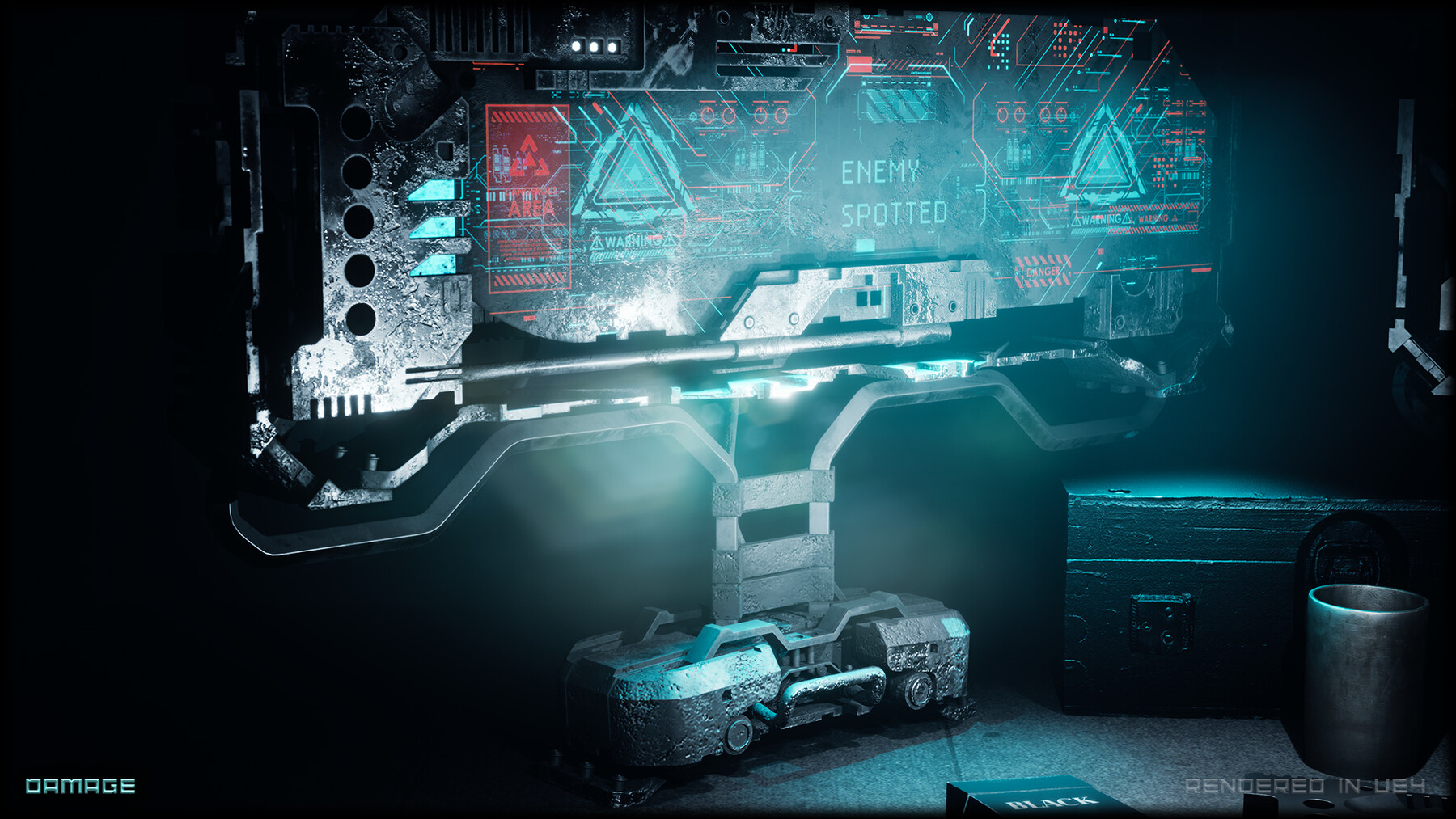 ArtStation - Sci-Fi Computer Station | Game Assets