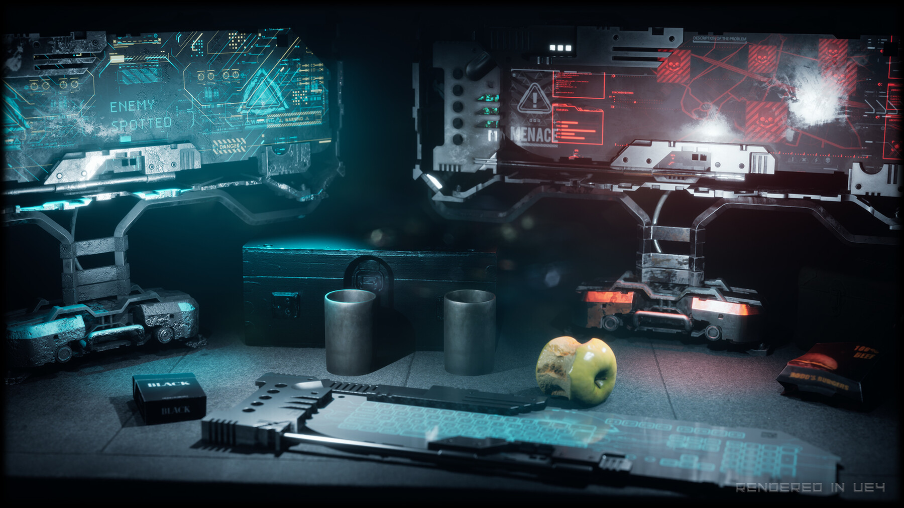 ArtStation - Sci-Fi Computer Station | Game Assets