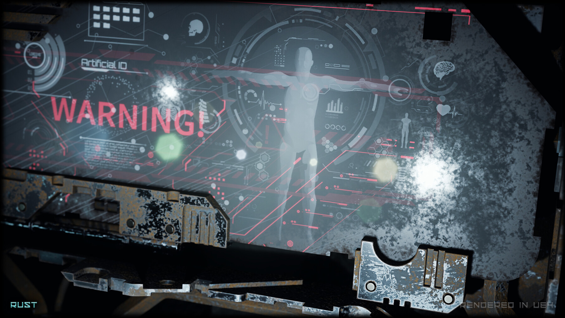 ArtStation - Sci-Fi Computer Station | Game Assets