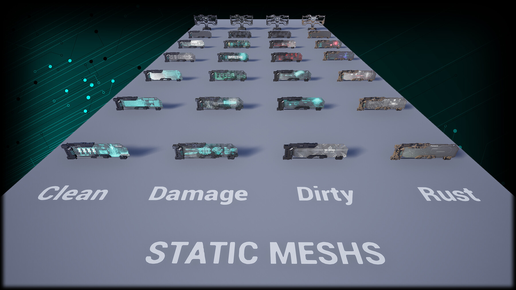 ArtStation - Sci-Fi Computer Station | Game Assets