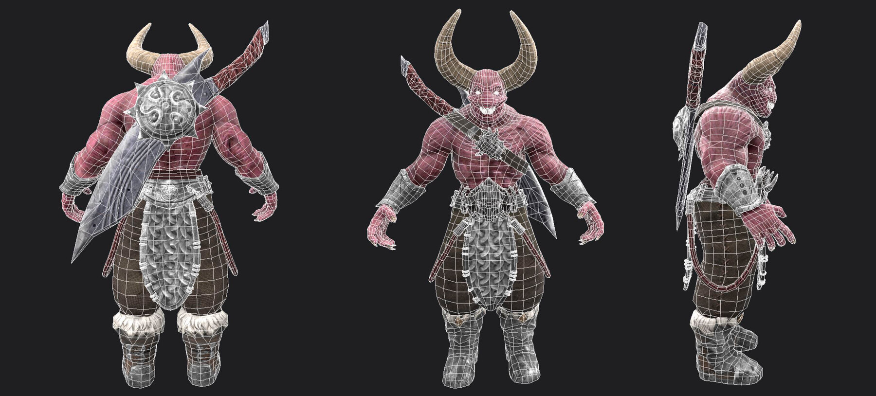 ArtStation - Demon Warrior | Game Assets