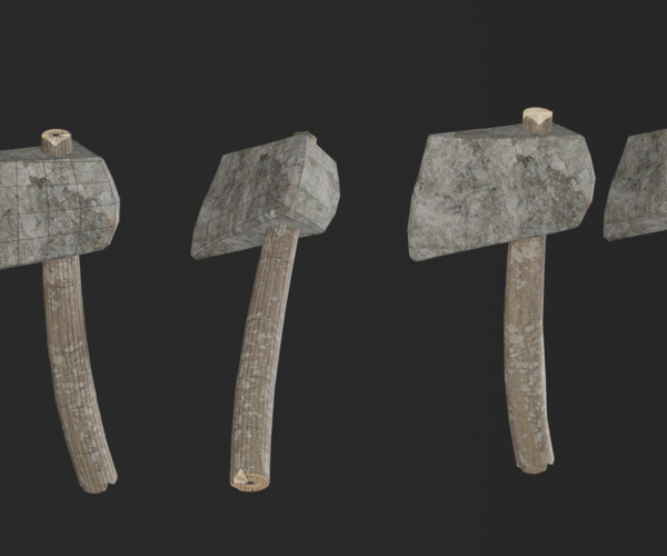 ArtStation - Stone Weapons pack | Game Assets