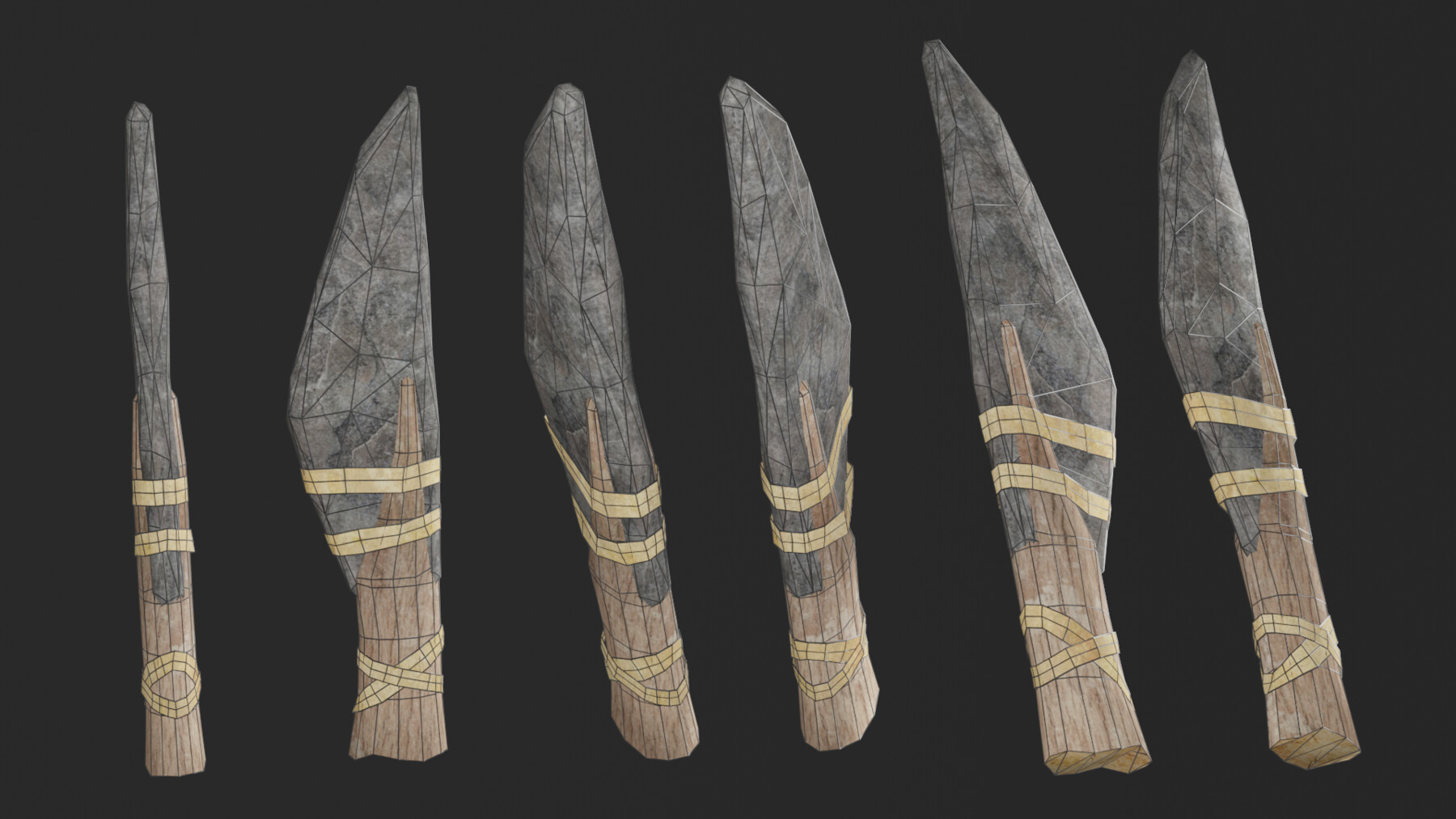 ArtStation - Stone Weapons pack | Game Assets