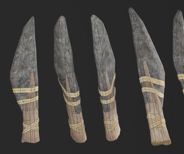 ArtStation - Stone Weapons pack | Game Assets