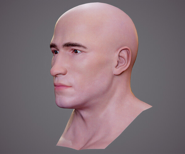 ArtStation - Soldier head - 02 | Game Assets