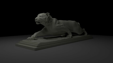 ArtStation - 3d lion | Resources