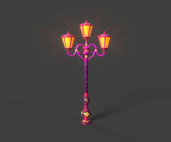 ArtStation - Street Lamp 30 | Game Assets