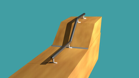 ArtStation - Stylish flat down flat rail | Resources