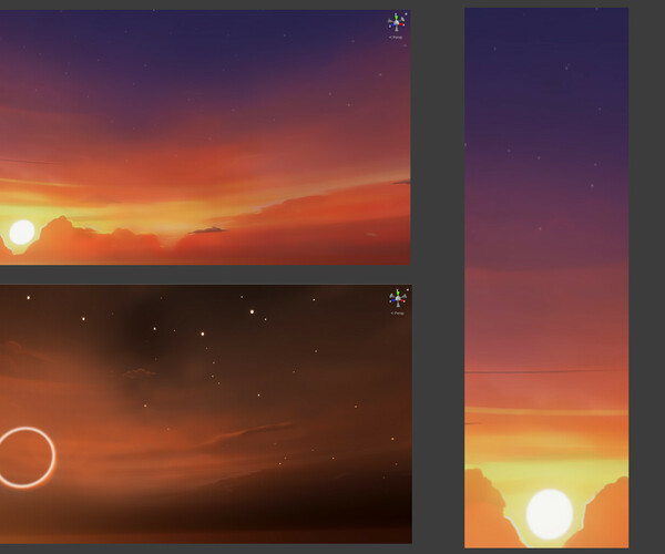 ArtStation - Cartoon & Stylized HDRI sky Pack 01 | Resources
