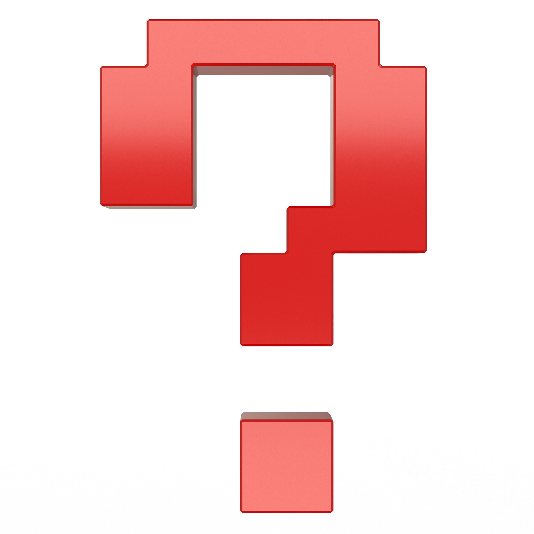 ArtStation - Question Pixelated Symbol | Resources