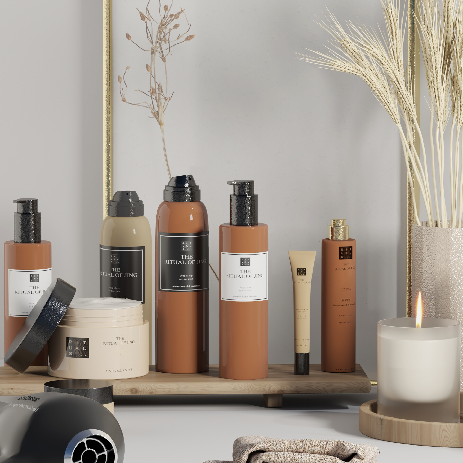 ArtStation - Rituals bathroom set 01 | Resources