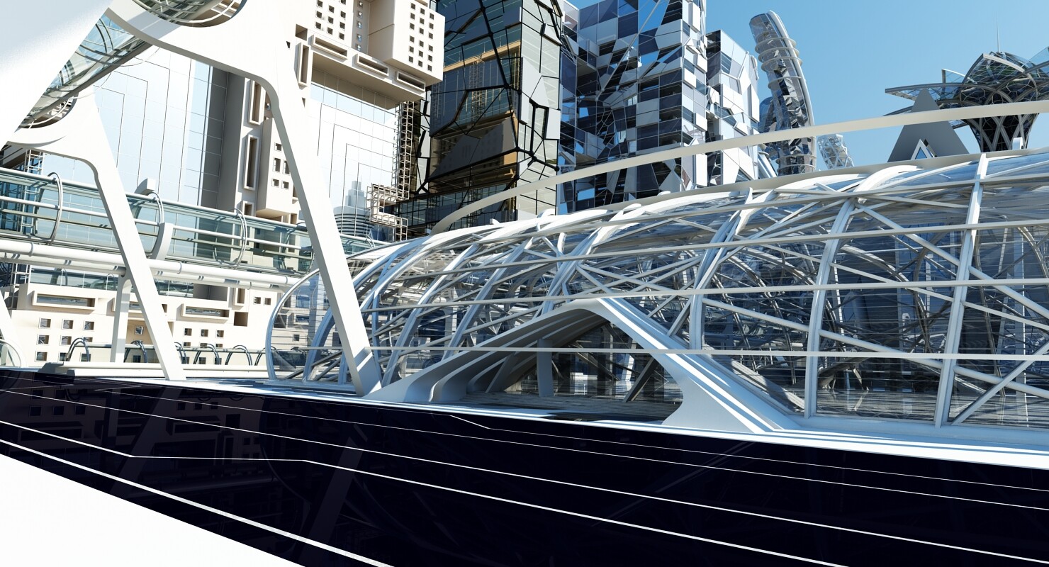 ArtStation - Future City HD 3 | Resources