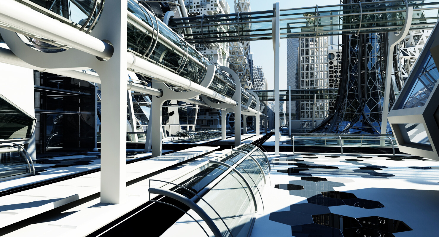 ArtStation - Future City HD 3 | Resources