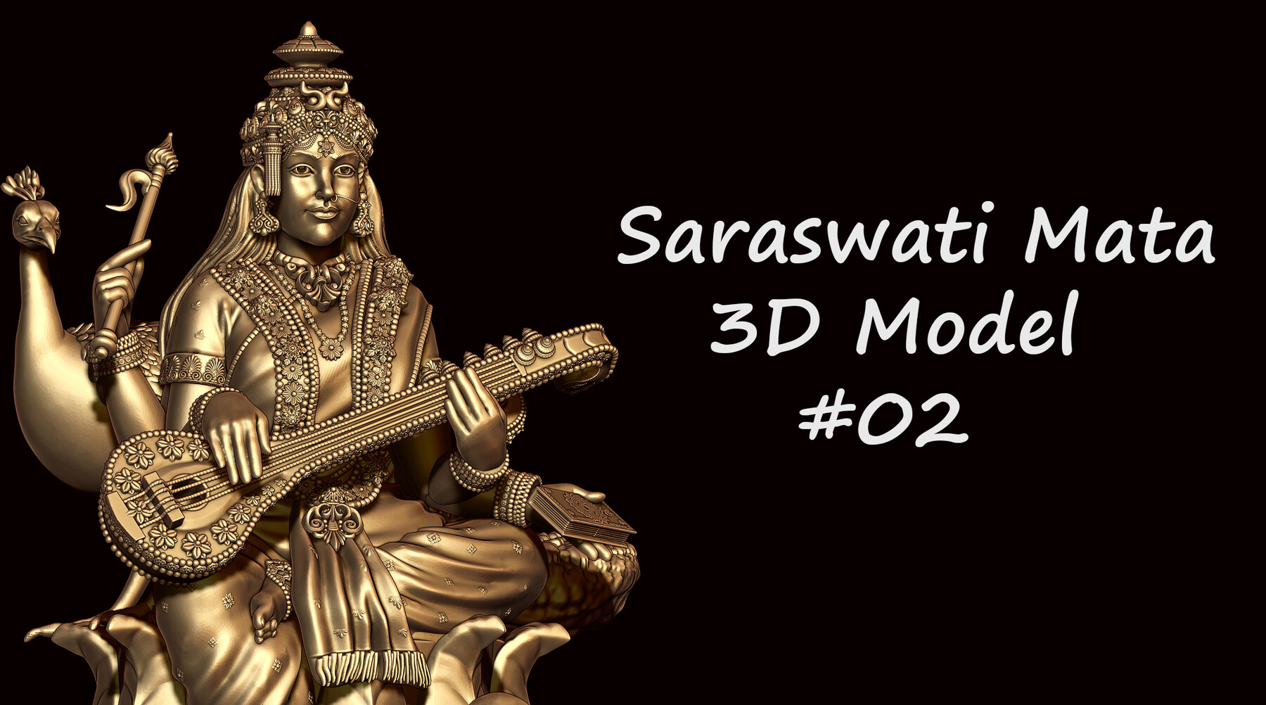 ArtStation - Saraswati Mata 3D Model 02 | Resources