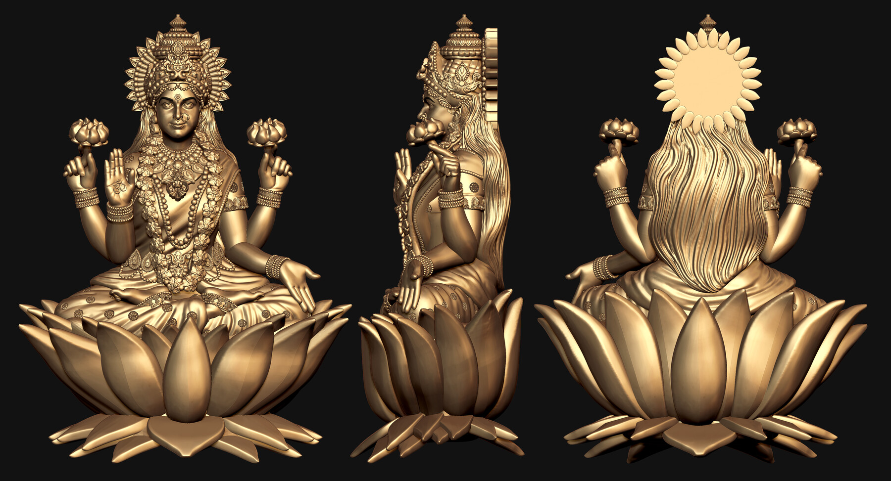 ArtStation - Saraswati Mata 3D Model 01 | Resources