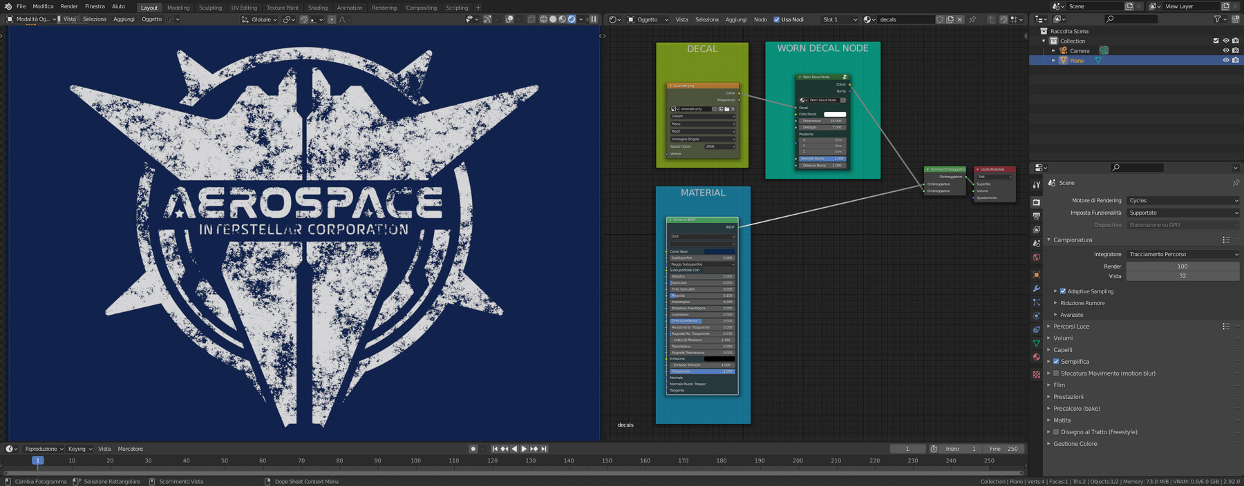 ArtStation - WORN DECAL NODE | Resources