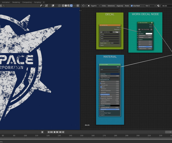 ArtStation - WORN DECAL NODE | Resources