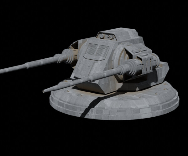 ArtStation - Imperial Turret | small | FREE | Resources