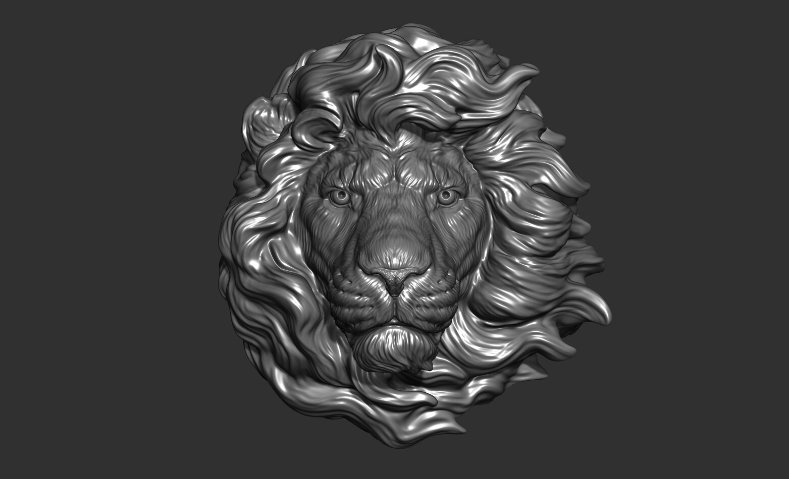 ArtStation - Lion head without a grin | Resources