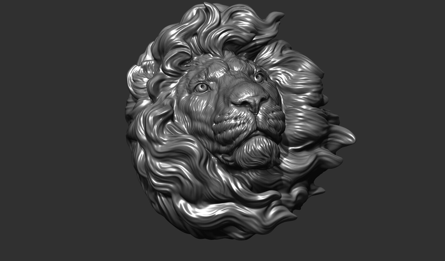 ArtStation - Lion head without a grin | Resources