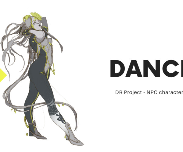 ArtStation - Dancer - Character Concept Art | Free Digital Drawing Process Video | Harpiya ...