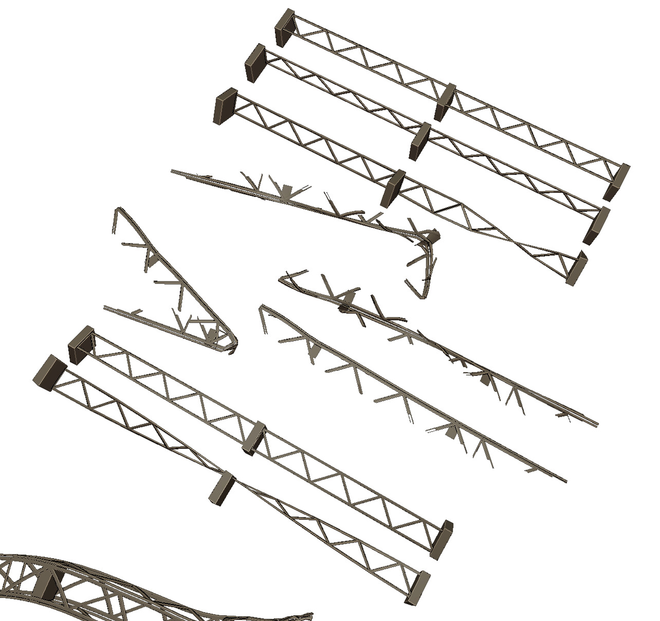 ArtStation - 28 piece broken structural parts kitbash part 1 | Resources