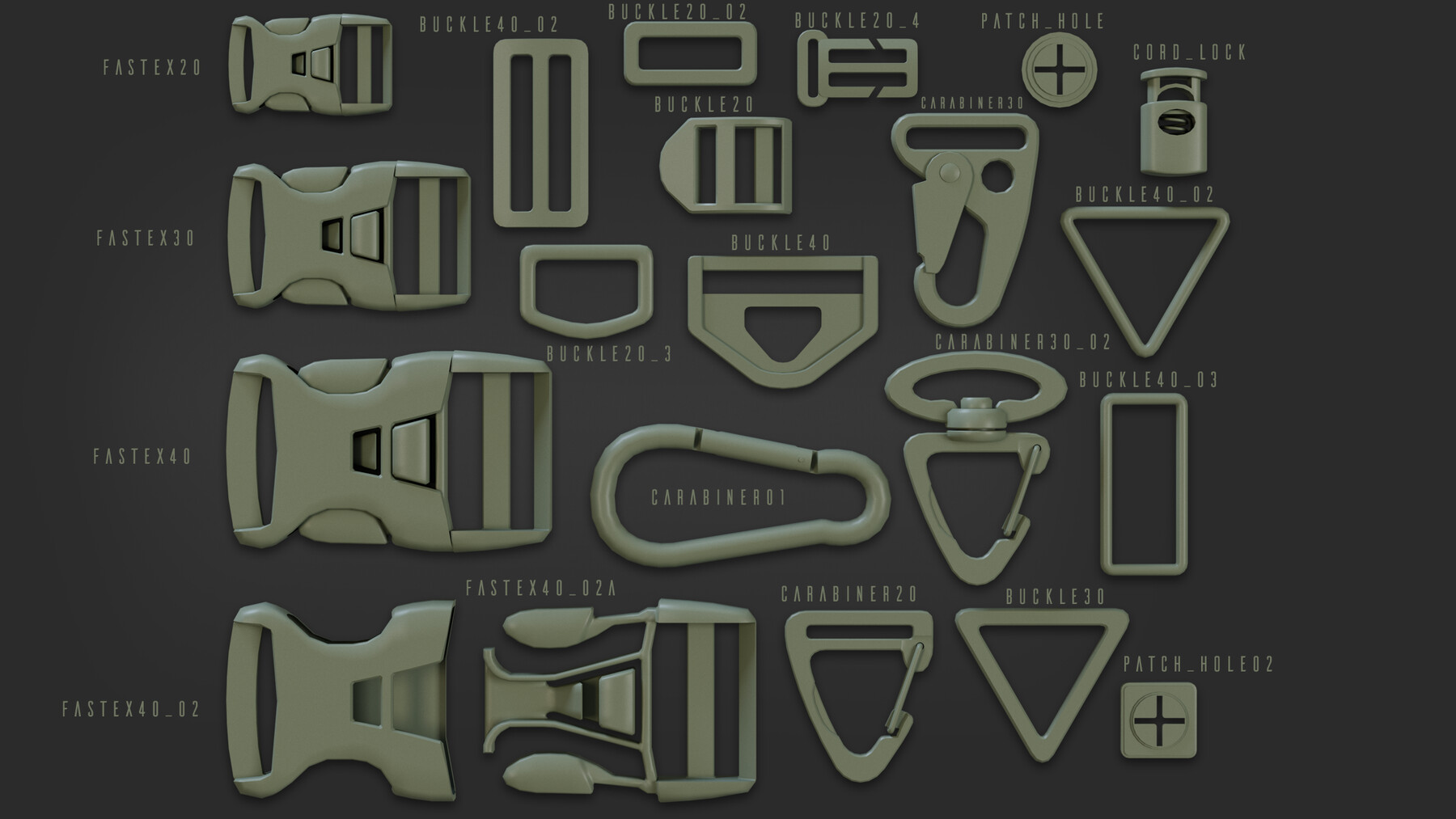ArtStation - buckles kit | Resources