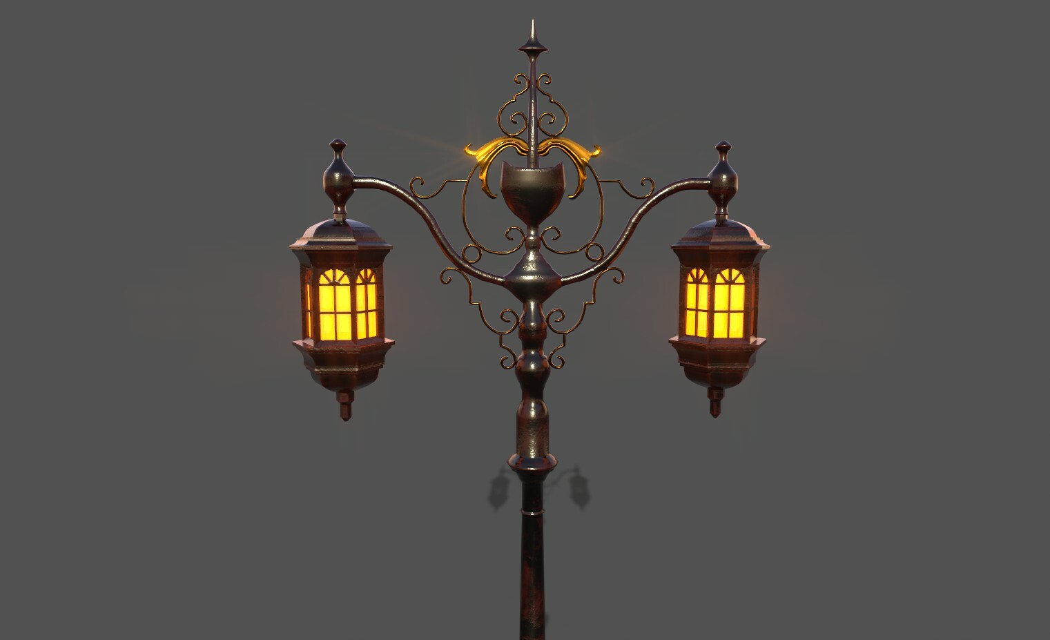 ArtStation - Street Lamp 01 | Game Assets
