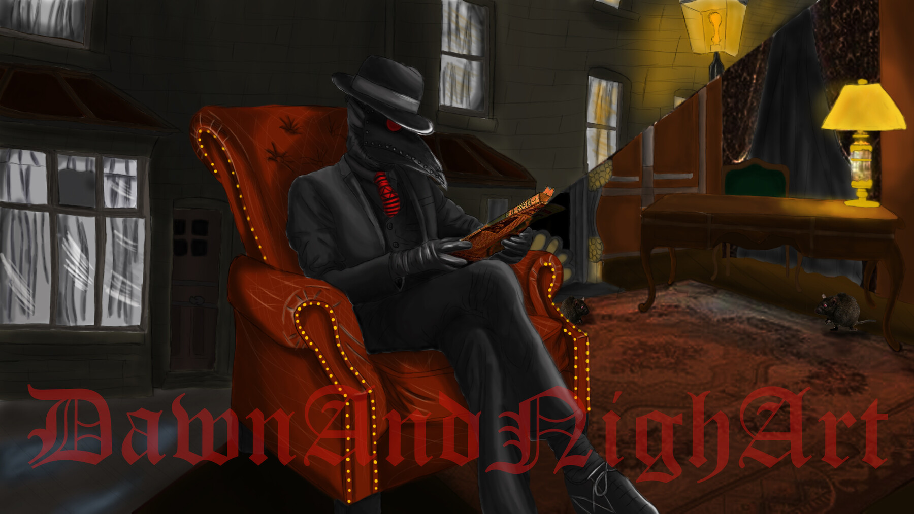 ArtStation - Victorian Age Plague Doctor Illustration | Artworks