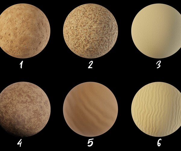 ArtStation - Desert-Themed PBR Texture Pack | Game Assets