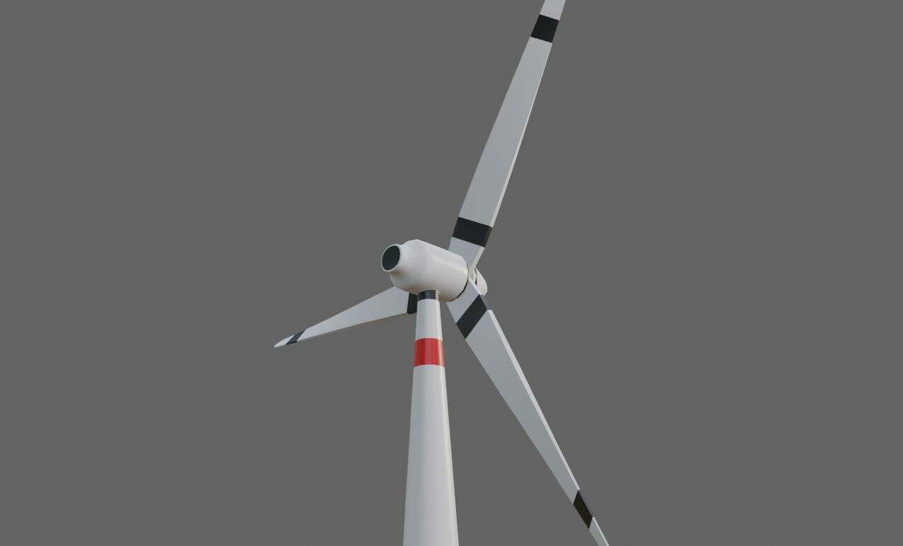 ArtStation - Wind Generator - Gerador eolico Low-poly 3D model | Game ...