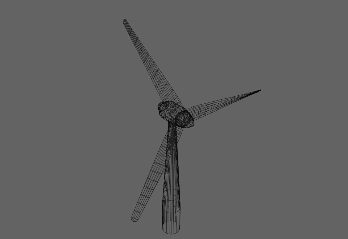 ArtStation - Wind Generator - Gerador eolico Low-poly 3D model | Game ...