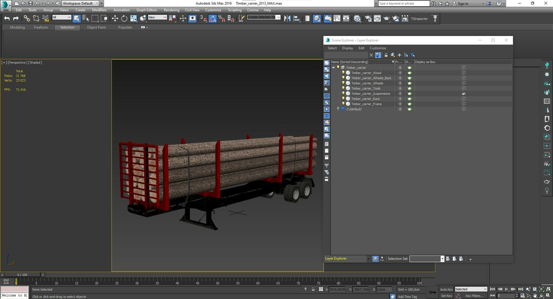 ArtStation - Timber Trailer | Resources