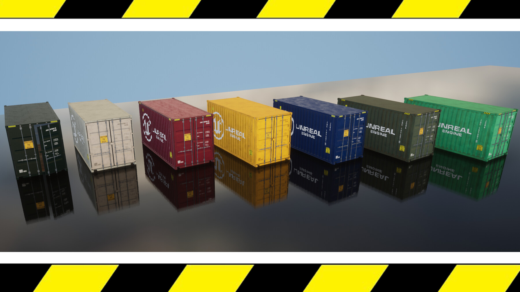 ArtStation - Cargo Container Pack (Unreal Engine) | Game Assets