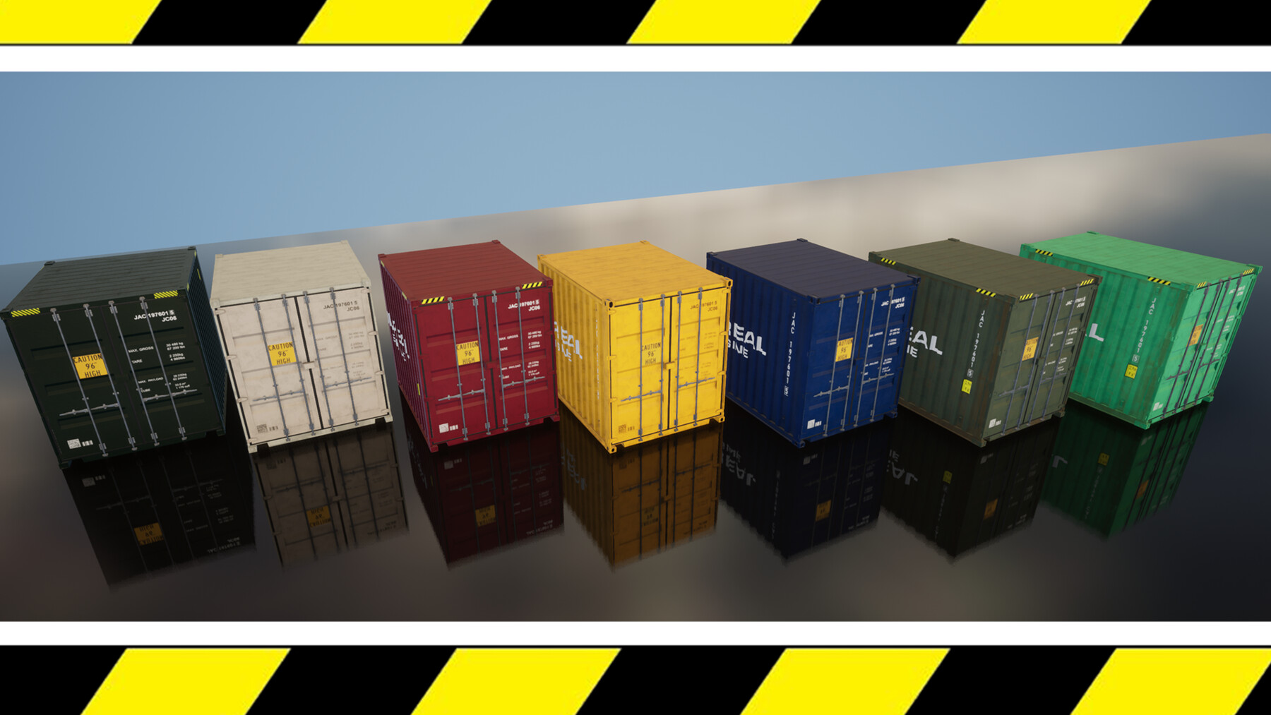 ArtStation - Cargo Container Pack (Unreal Engine) | Game Assets