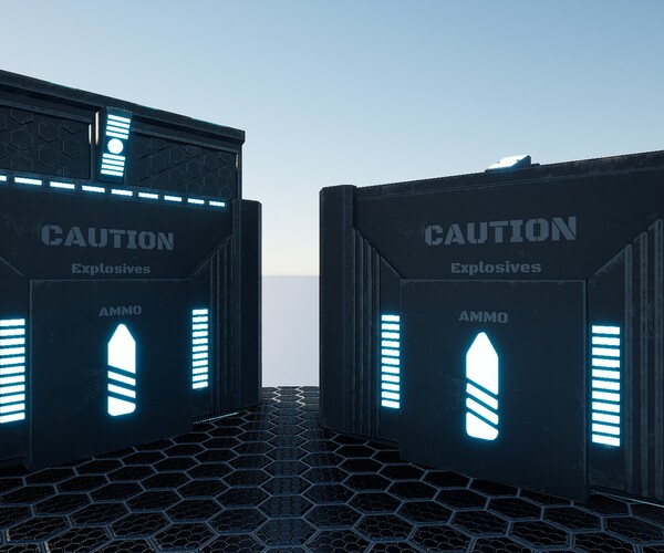 ArtStation - Ammo Box / Ammo PickUp Crate | Game Assets
