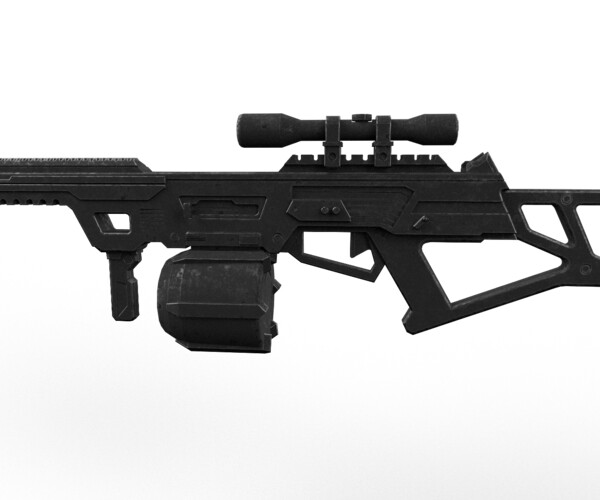 ArtStation - Machine Gun 02 | Game Assets