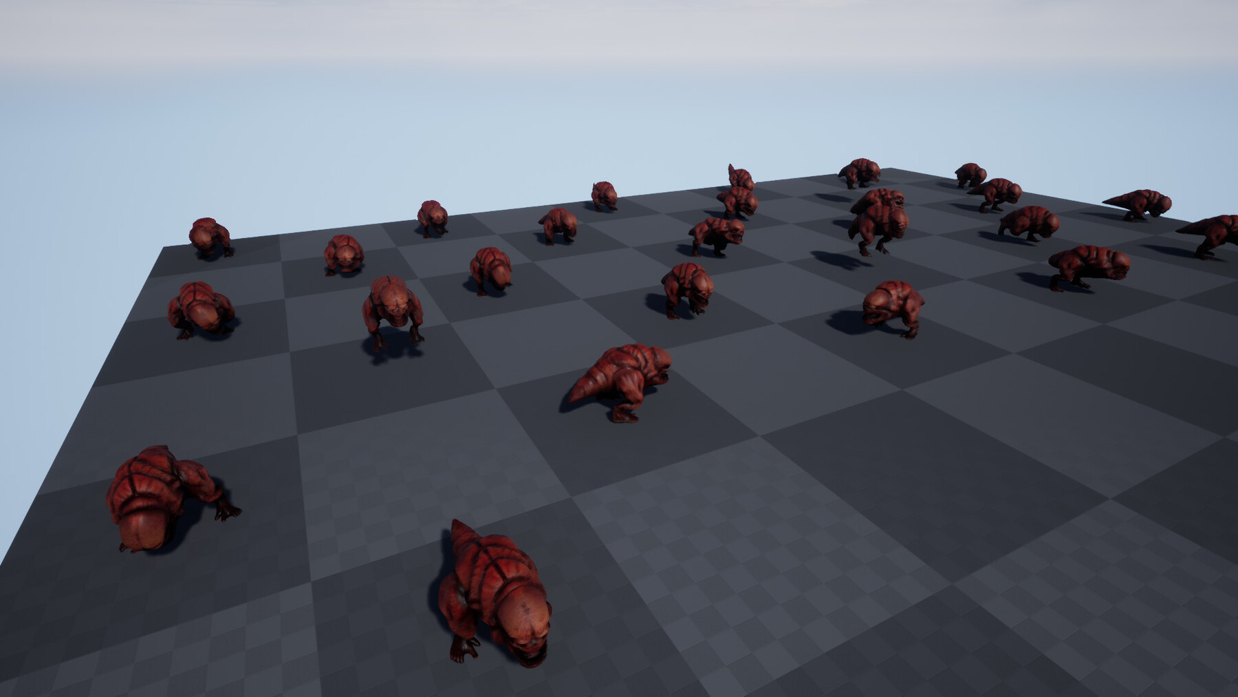 ArtStation - Hell Dog low-poly monster 3D model | Game Assets