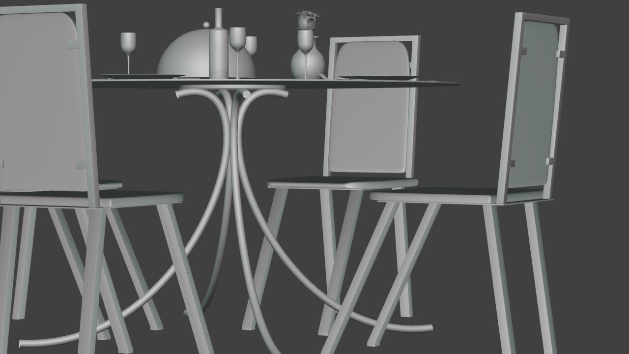 ArtStation - Table Set | Resources