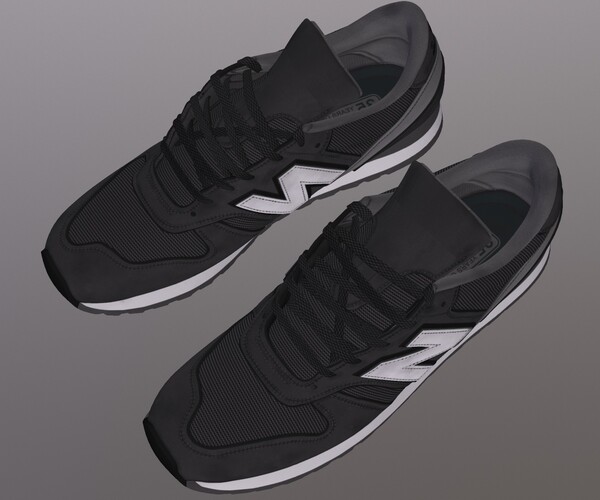 ArtStation - NEW BALANCE 777 SHOES low-poly PBR | Game Assets