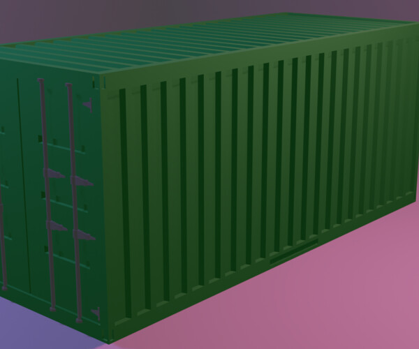ArtStation - Shipping Container Game Ready | Game Assets